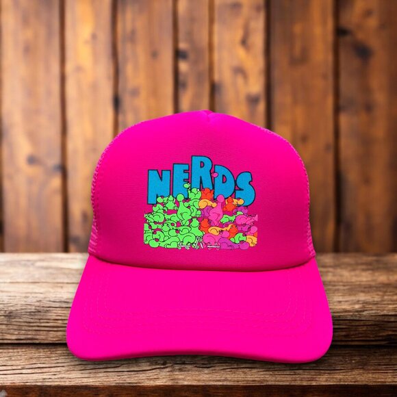 Unbranded | Accessories | Nerds Mens Trucker Hat Neon Pink Snapback ...